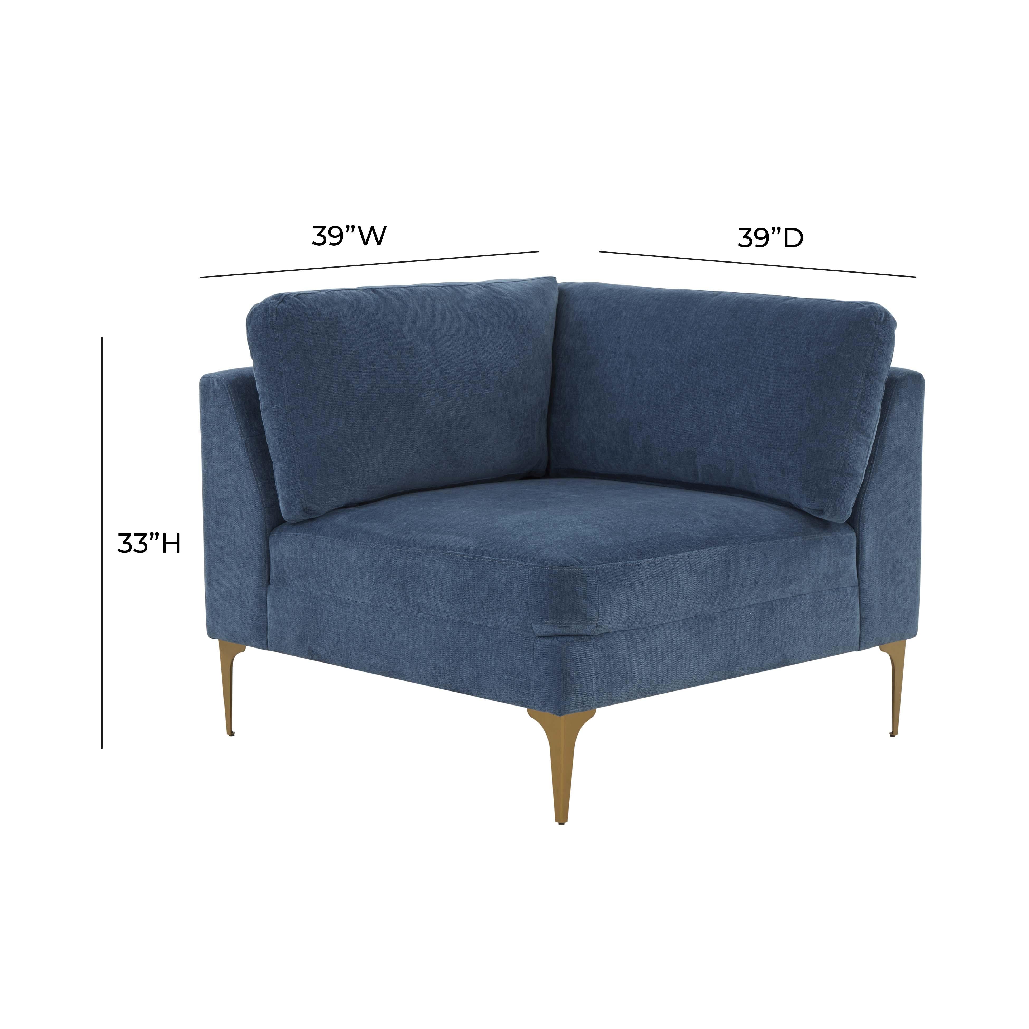Serena Velvet Modular Corner Seat - TOV Furniture