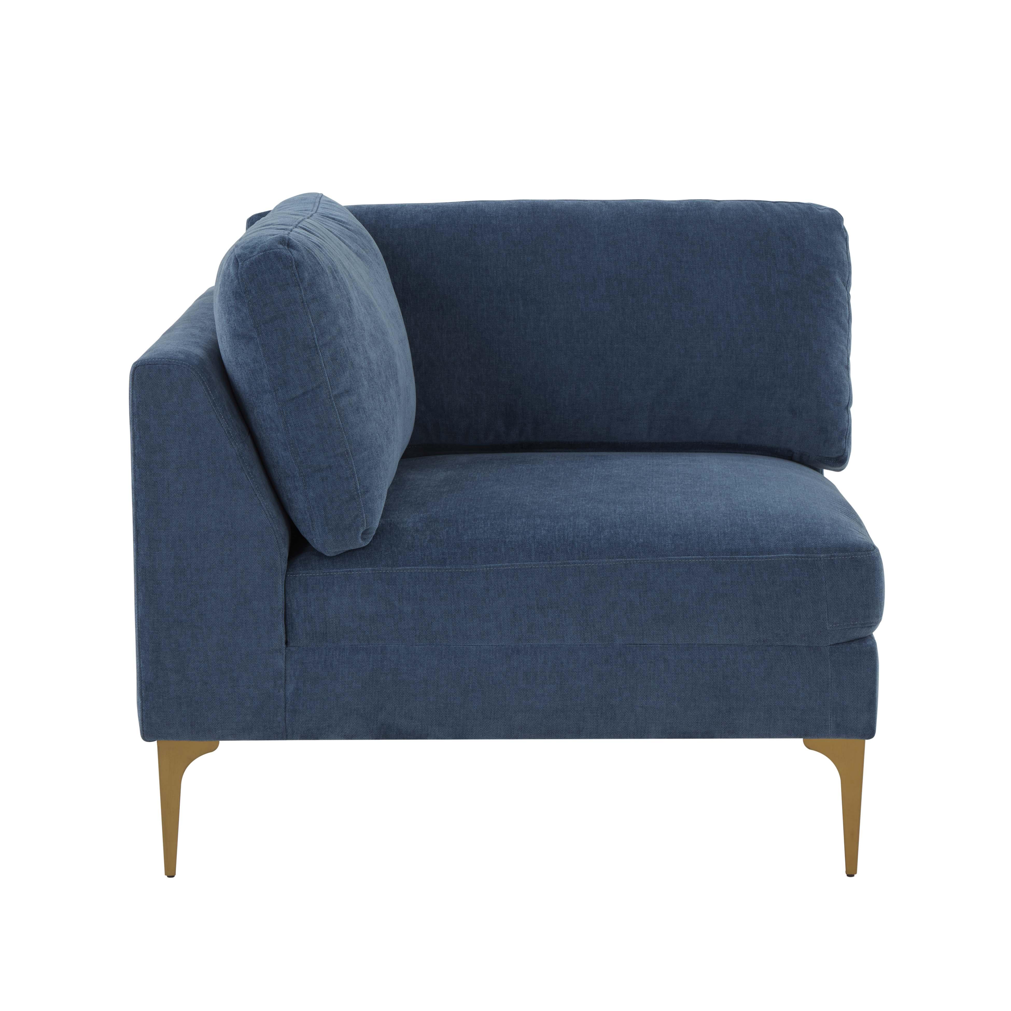 Serena Velvet Modular Corner Seat - TOV Furniture