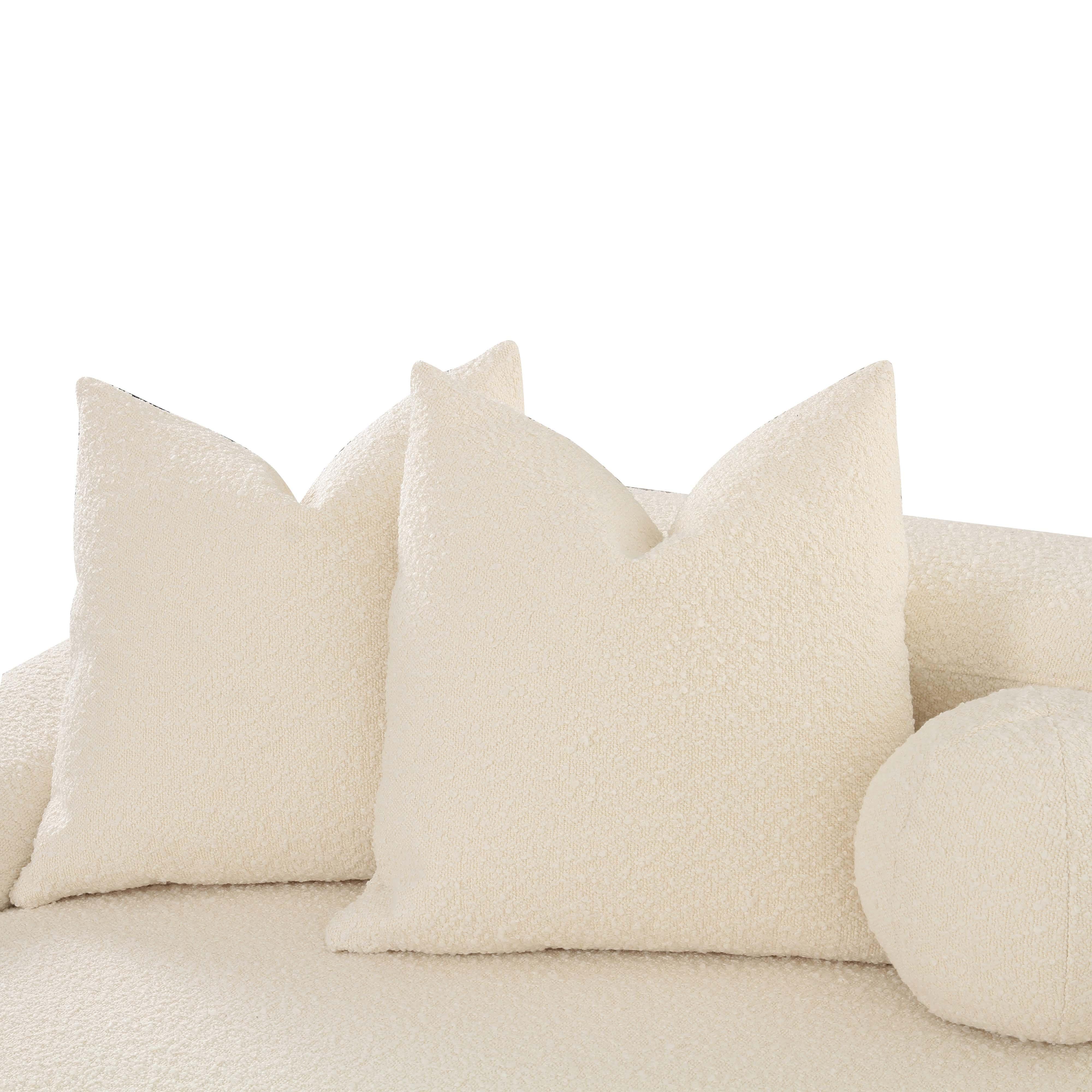 Lulu Cream Boucle Modular Sofa - TOV Furniture